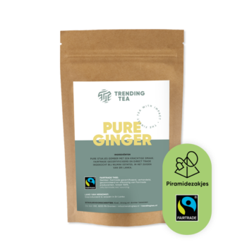 Trending Tea Pure Ginger thee 100 piramidezakjes - Pure Africa