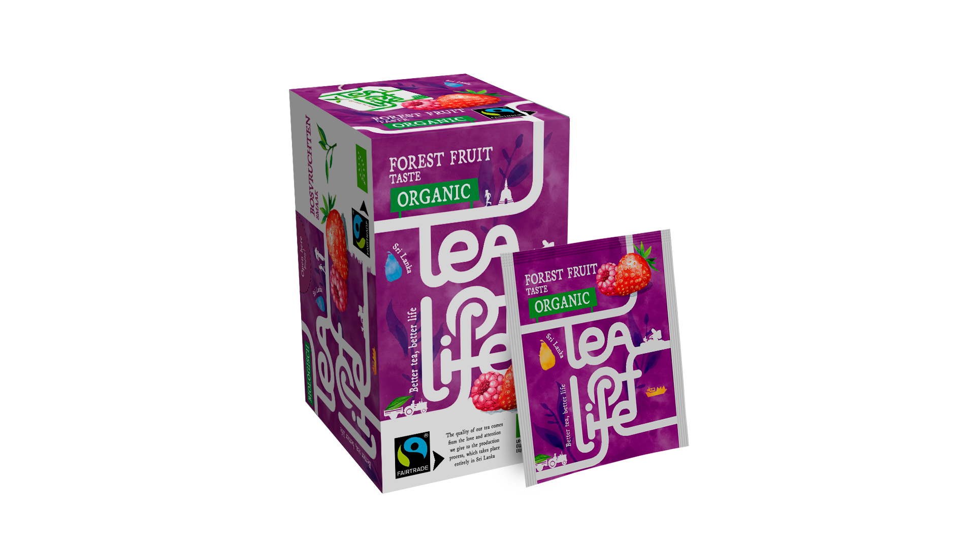 Tea of Life biologisch bosvruchten 25 enveloppen - Pure Africa Coffee