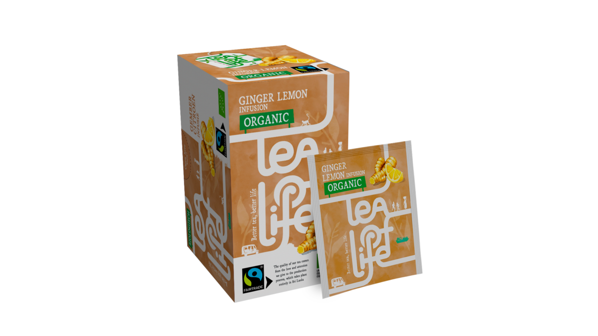 Tea of Life biologisch lemon ginger 25 enveloppen - Pure Africa Coffee